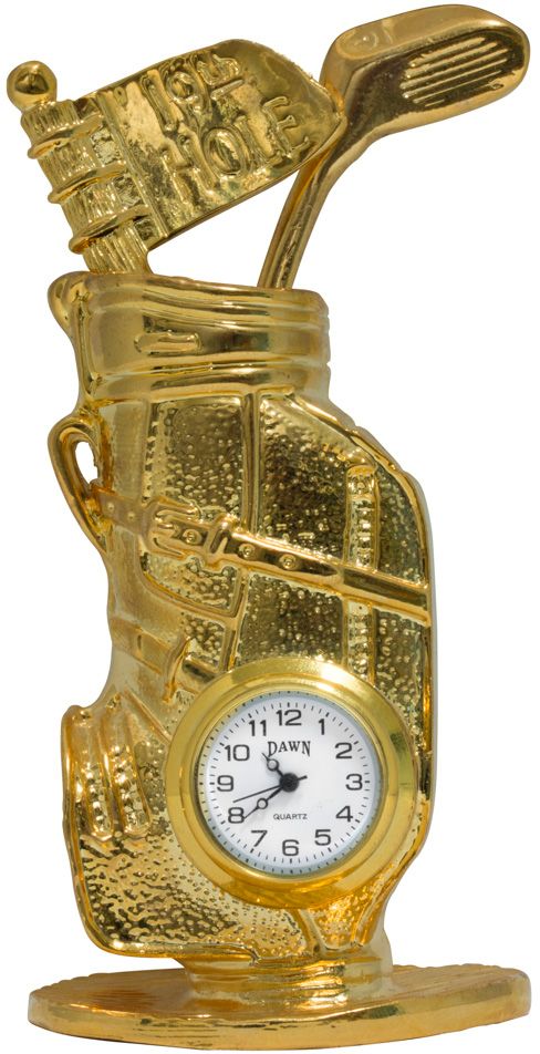 MINIATYYRI KELLO GOLF BÄGI GOLD - Kultatahti.fi verkkokauppa
